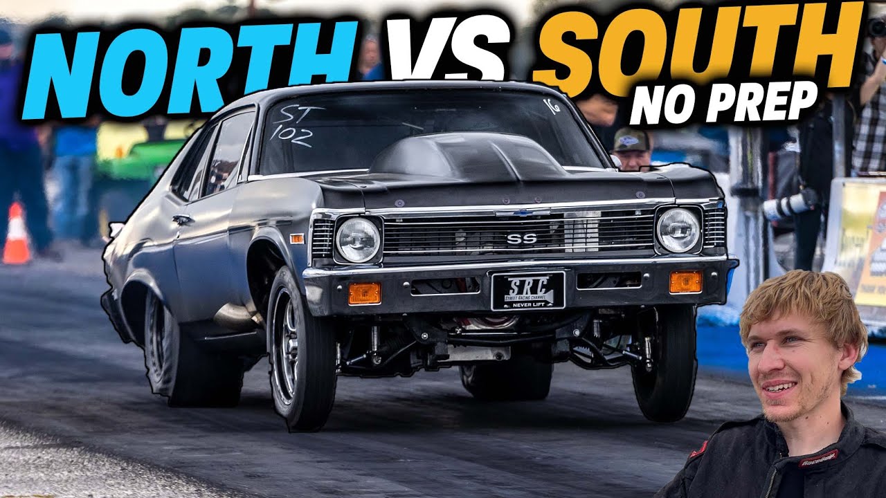 Racing on the Slickest Drag Strip in Florida (North Vs. South) - YouTube