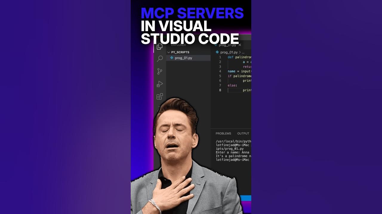 VS Code Now Supports MCP #ai #vscode #mcp #shorts #engineering #coding - YouTube
