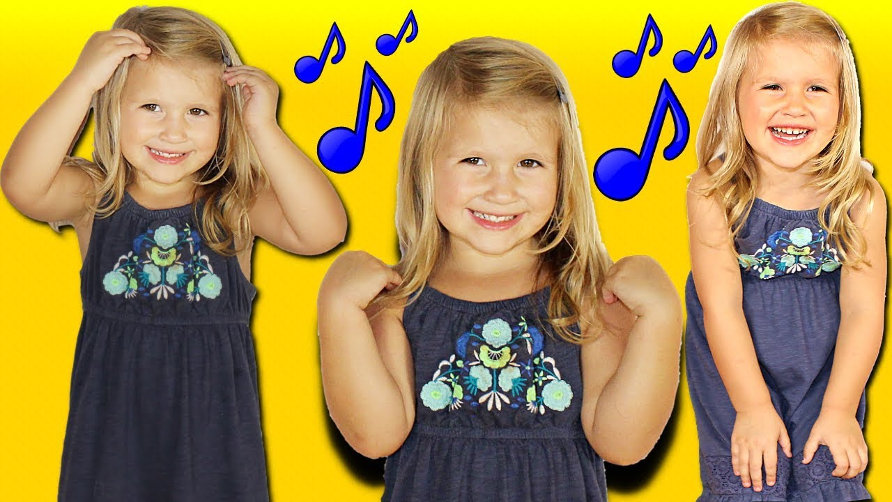 Super simple song for kids! head shoulders knees and toes song for kids ...