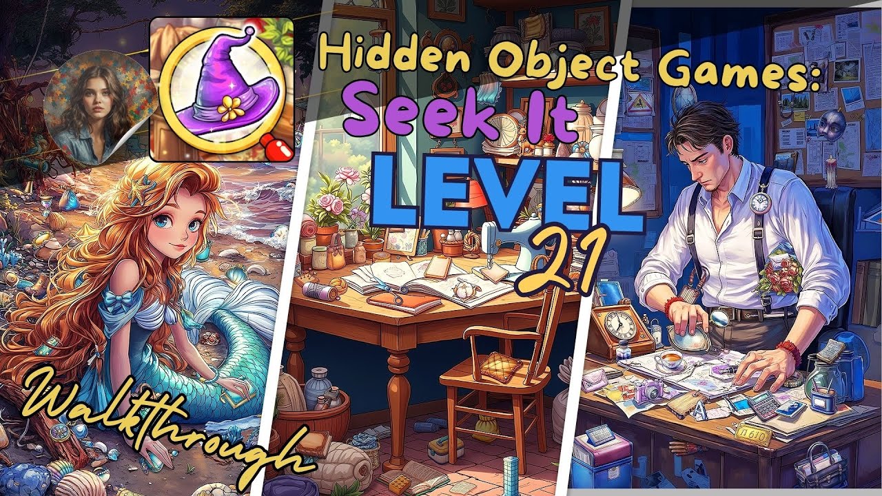 Hidden Object Games: Seek It Level 21 - YouTube