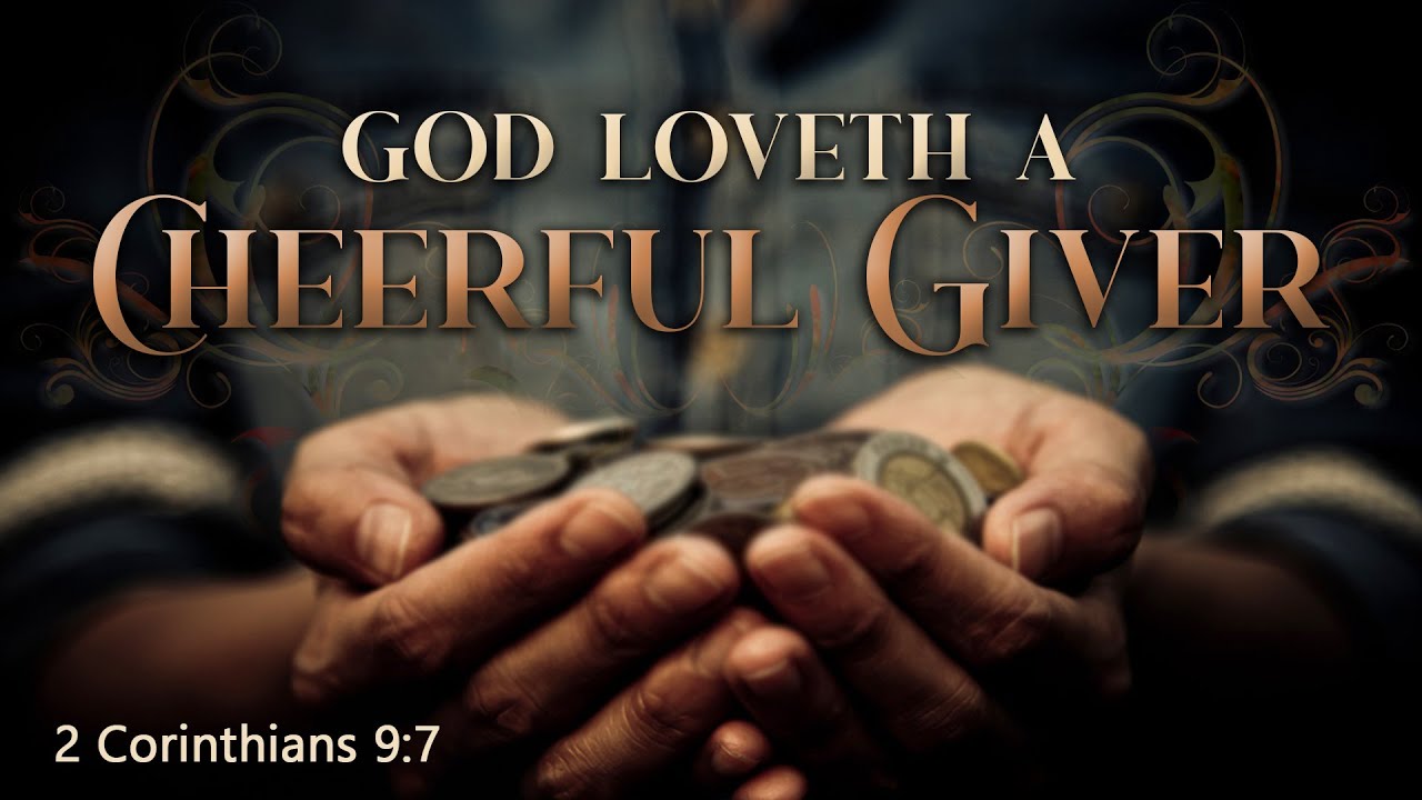 God Loveth A Cheerful Giver (Part 1)- Pastor Stacey Shiflett - YouTube