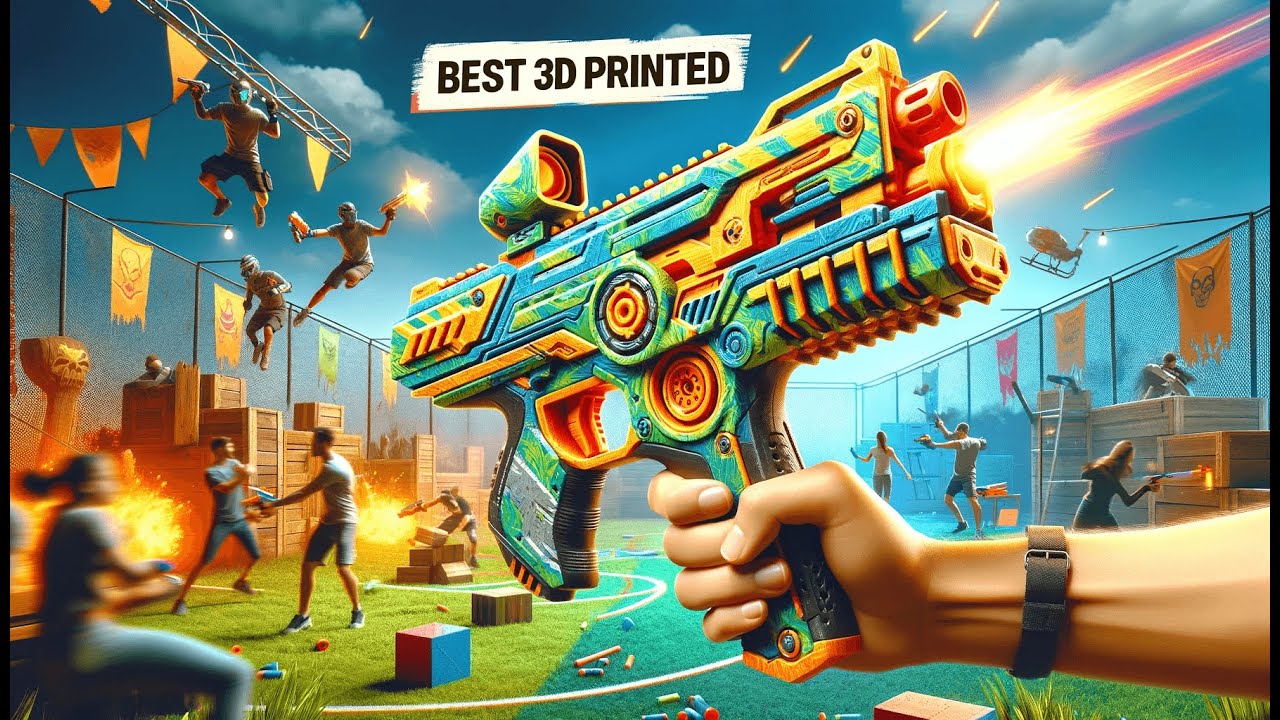🔫 Nerf Elite 2.0 Easter Egg Hunt Blaster | Best 3D Printed Nerf Gun 🥚 ...