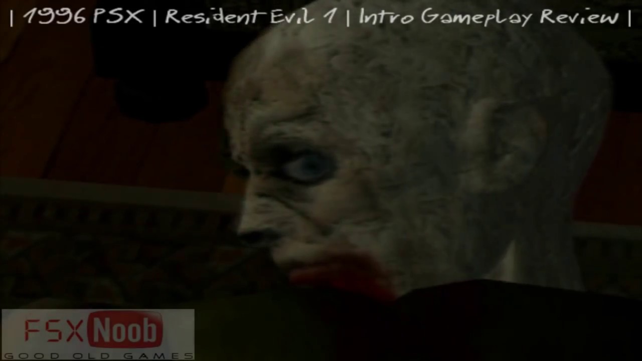 Resident Evil 1 PS1 Intro Gameplay Review - YouTube