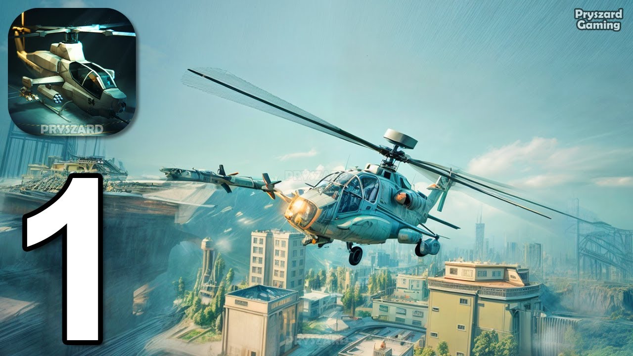 Heli Attack - Gameplay Walkthrough Part 1 Armed Helicopter Pilot Simulator Mobile (iOS, Android ...