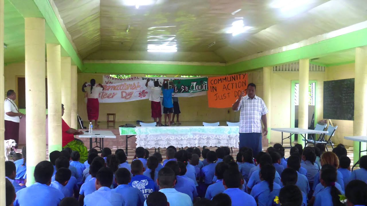 International Volunteer Day 2014 in Salani, Falealili, Samoa - YouTube