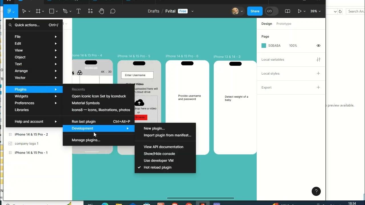 How to easily get icons using FIGMA - YouTube