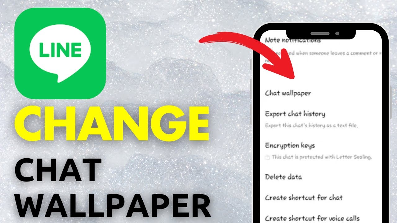 How to Change Chat Wallpaper in LINE 2024? - YouTube