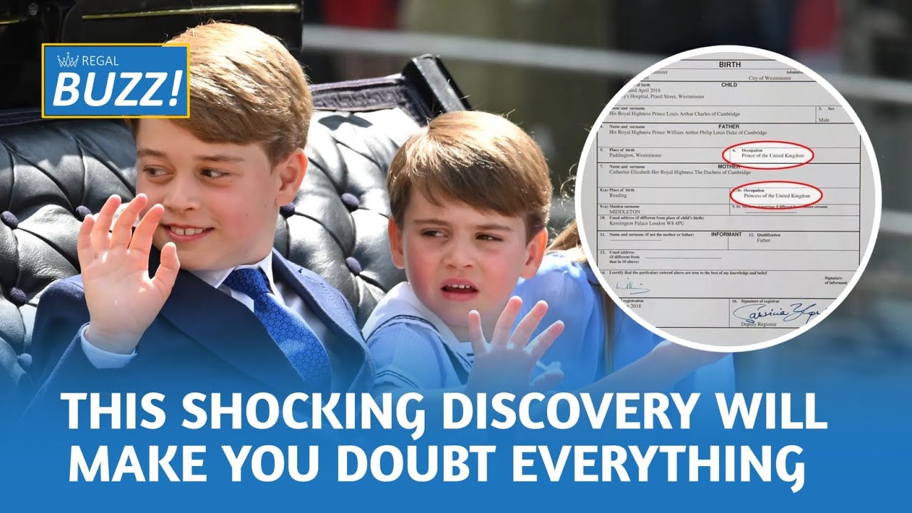 Key difference on Prince Louis' birth certificate from Prince George ...