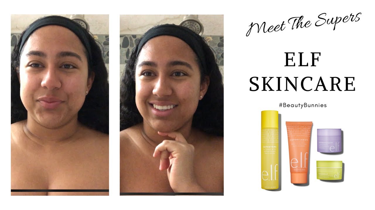 ELF SUPER SKIN CARE ROUTINE | Iphannie B Gentle - YouTube
