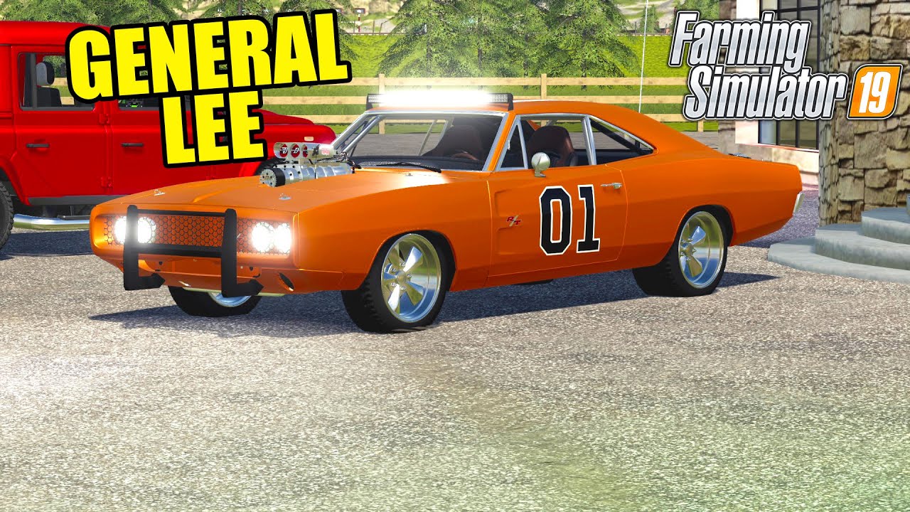 GENERAL LEE IN FS19 (Mod Showcase) FARMING SIMULATOR 19 - YouTube