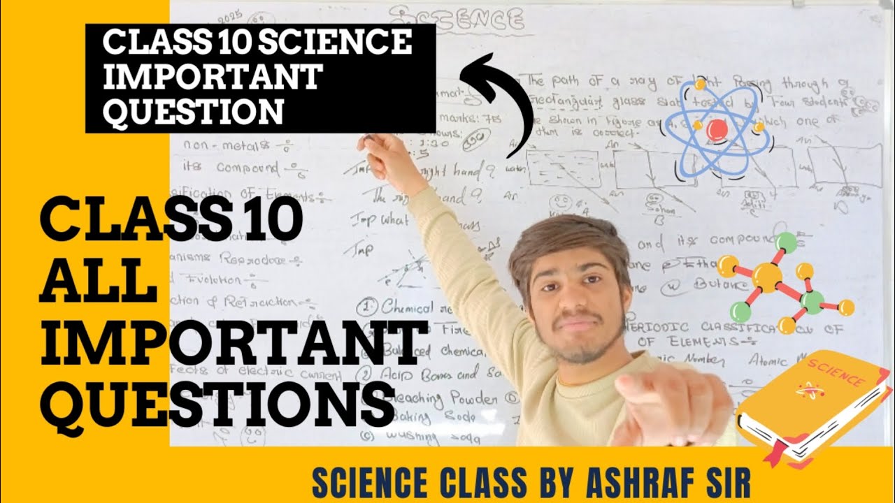 Class 10th Science Most Repeated Previous year question 🔥 | Complete ...