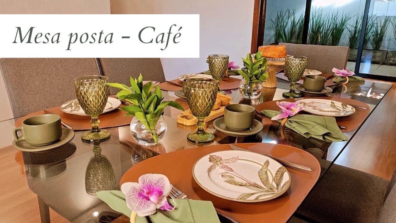 Como montar mesa posta de café e dicas simples para deixar sua mesa ...