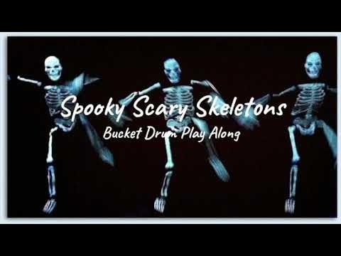 Spooky, Scary Skeletons (Undead Tombstone Remix) Bucket Drum Play Along - YouTube
