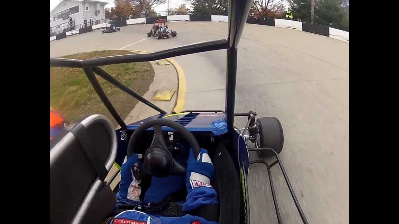 Mini Indy Sr Honda A main 10/20/12 - YouTube