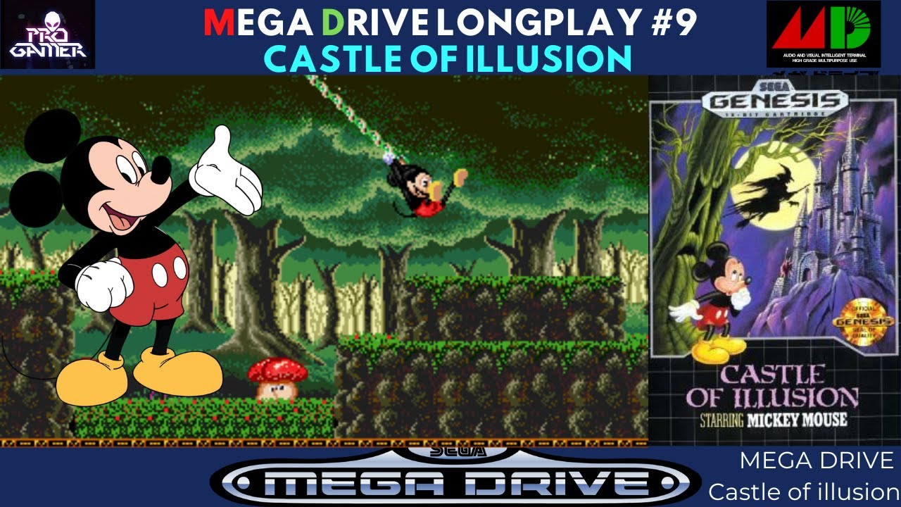 Castle of illusion starring mickey mouse - Mega Drive Longplay - YouTube
