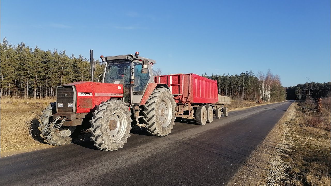 Transport Kruszywa MF 3670 - YouTube
