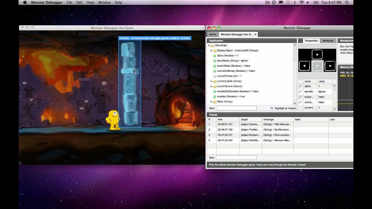 Monster Debugger the Game walkthrough - YouTube