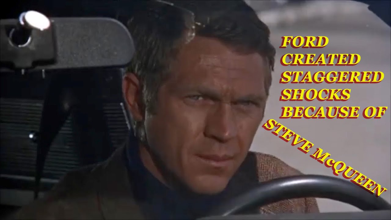 Why Did FORD Install Staggered Shocks On Some Cars? Steve McQueen ...