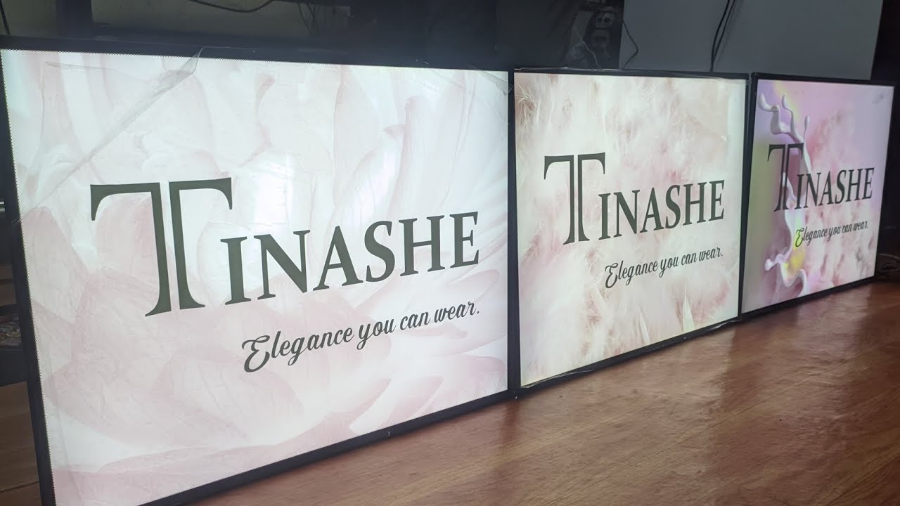 Clip on LED sign board and display #clipondisplay - YouTube