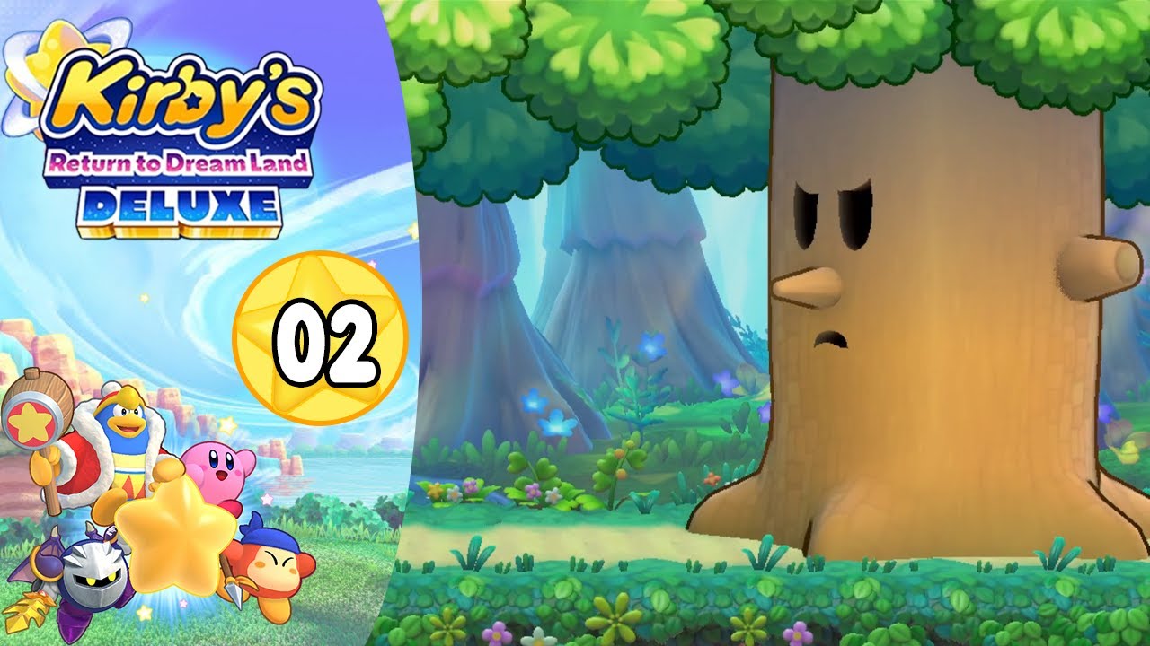 Boss: Whispy Woods - Kirby's Return to DreamLand Deluxe - Ep 02 - YouTube