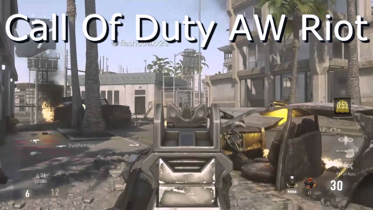 Call Of Duty AW Riot GamePlay - YouTube