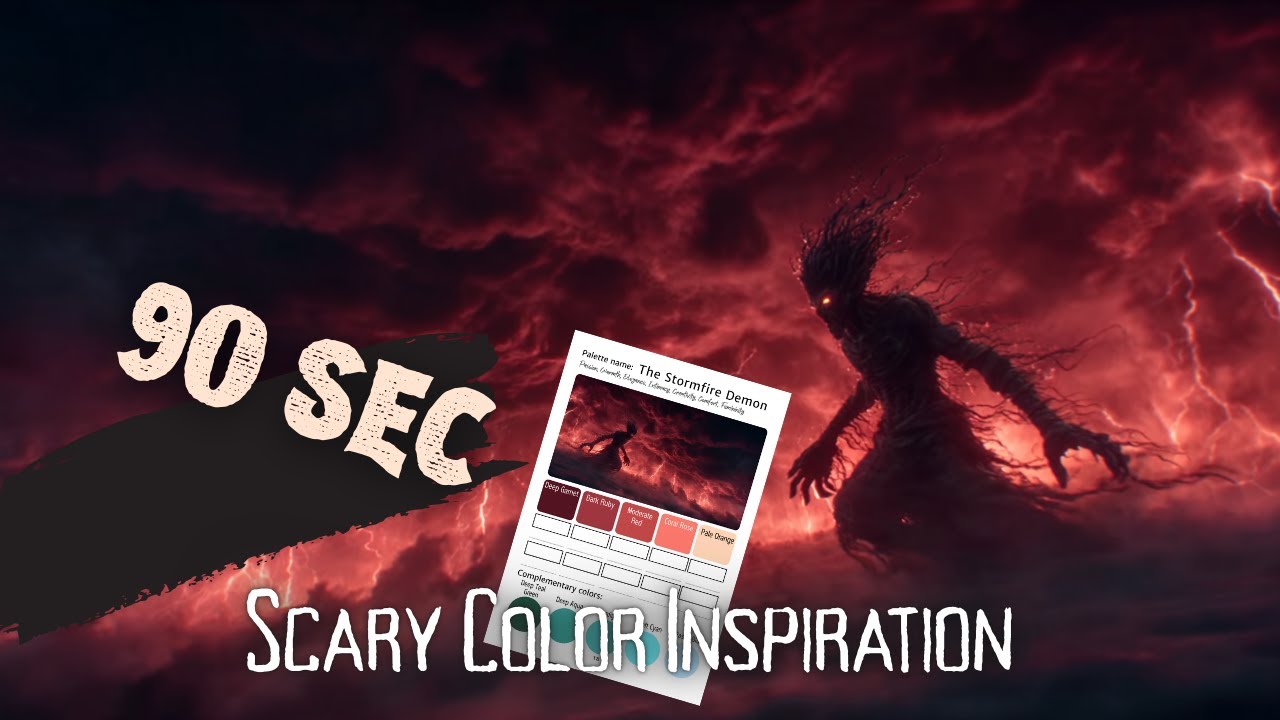 Flip Through the Scary Color Palette Book | Haunted Color Inspiration ...