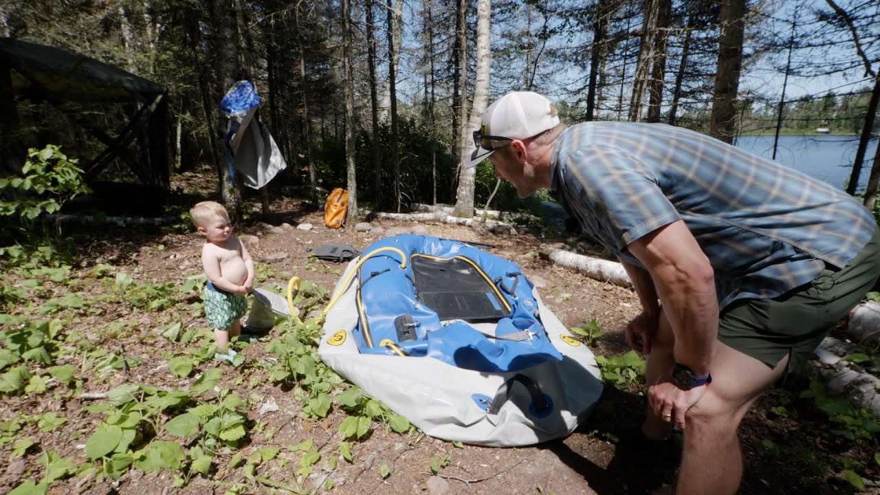 My fishing raft setup is now complete! - YouTube