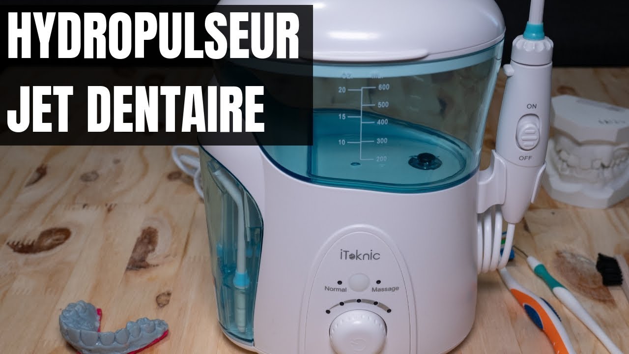 ITEKNIC HYDROPULSEUR / JET DENTAIRE : Test et utilisation pour avoir ...