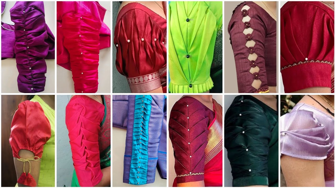 Trendy blouse sleeves design/blouse hand designs/Baju ke design/ blouse ...
