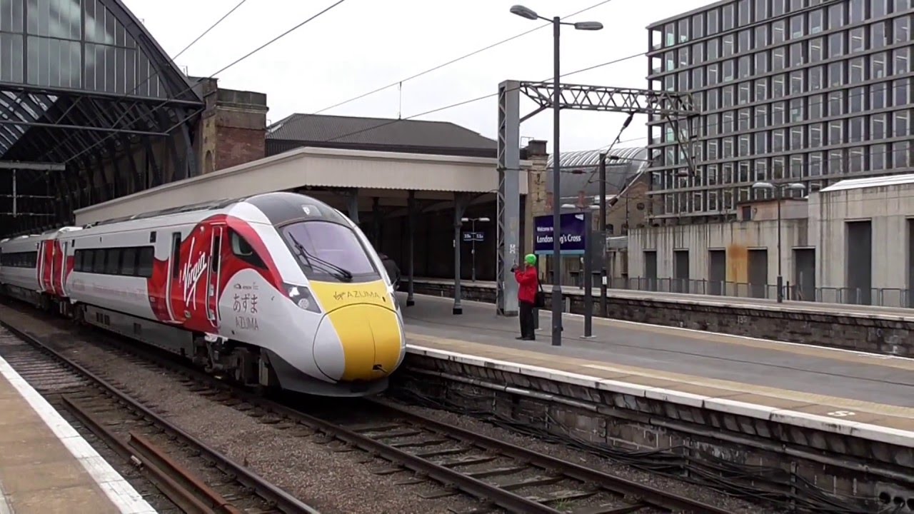 Virgin Trains East Coast Class 800 Azuma Departing London Kings Cross ...
