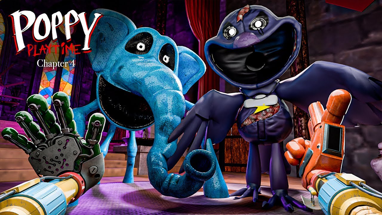 Poppy Playtime: Chapter 4 - NEW smiling critters + (Gameplay 19) - YouTube
