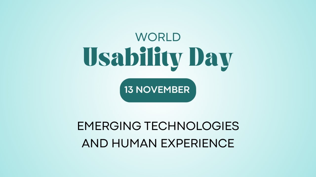 World Usability Day Vienna - Emerging Technologies and Human Experience ...