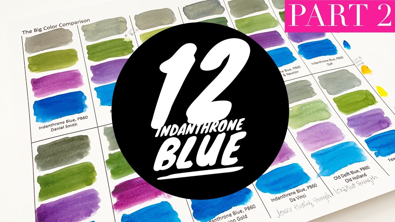 Colossal Color Showdown S2 Ep.10 - Indanthrone Blue Part 2 | Comparing ...