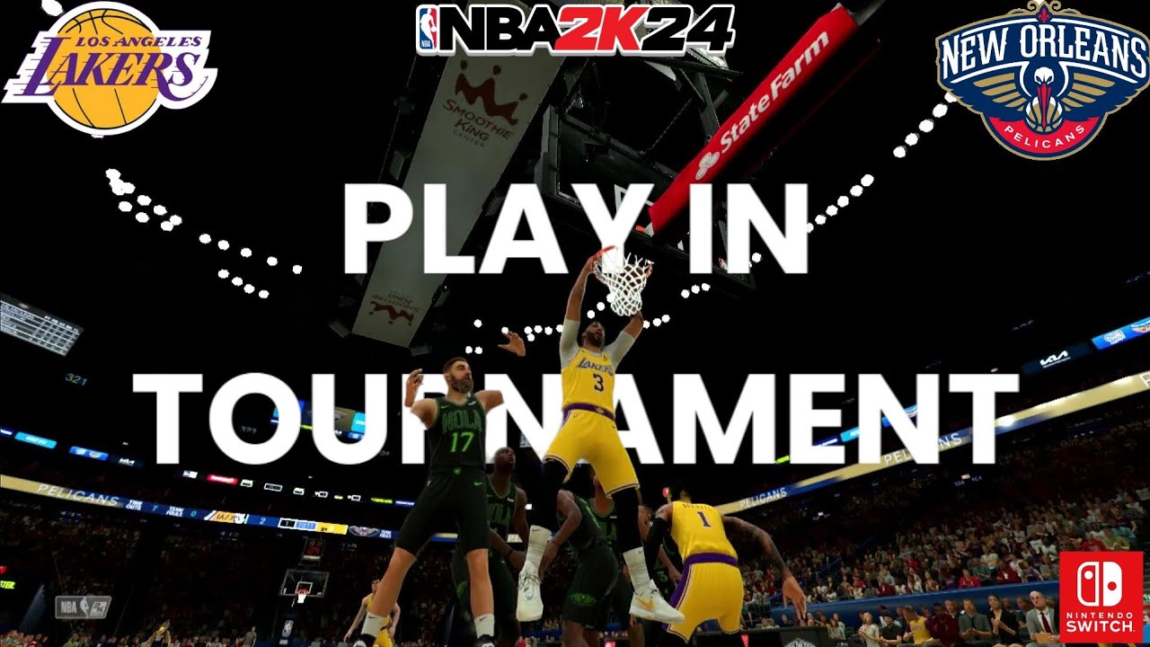NBA 2K24 PLAY IN TOURNAMENT | Nintendo Switch Gameplay - YouTube