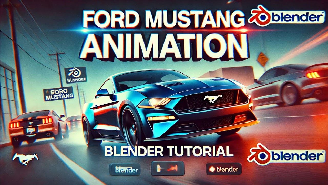Blender Tutorial: Ford Mustang Animation | Step-by-Step Guide for ...