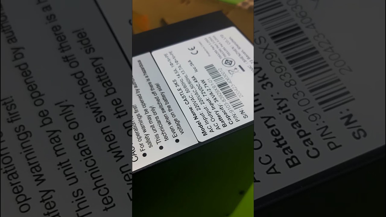 SANTAK CASTLE 3K 3KVA CASTLE SERIES ONLINE UPS #shorts - YouTube