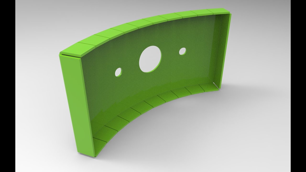 Sheet Metal Circular Profile Bend - Viewers Requested #1 #skytech # ...