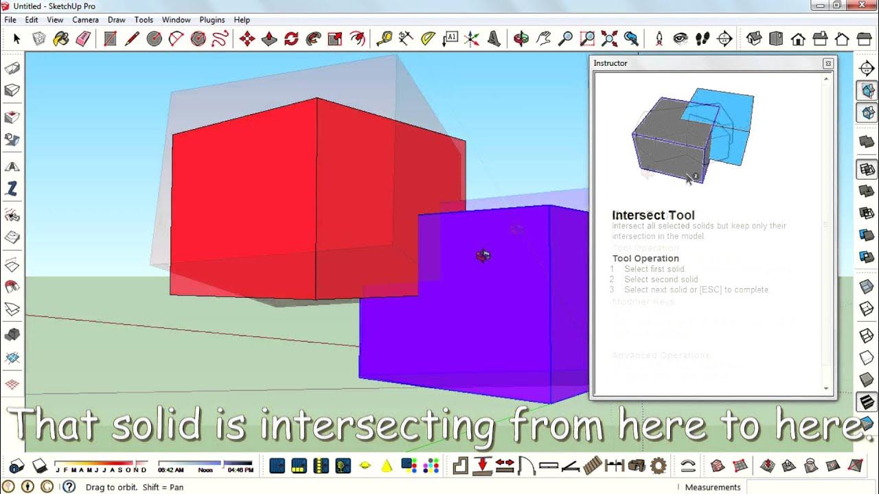 Solid Tools-Sketchup Tutorial - YouTube