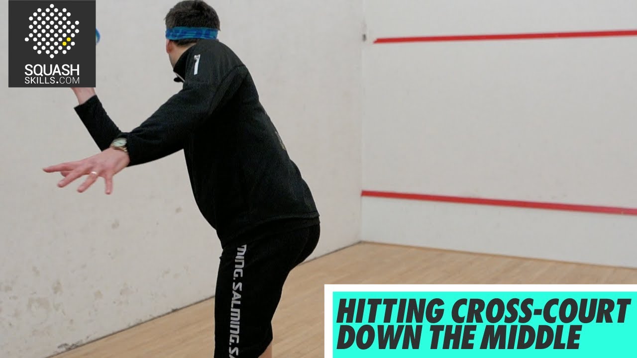 Squash tips: Hitting Cross-Court down the middle with Jethro Binns ...