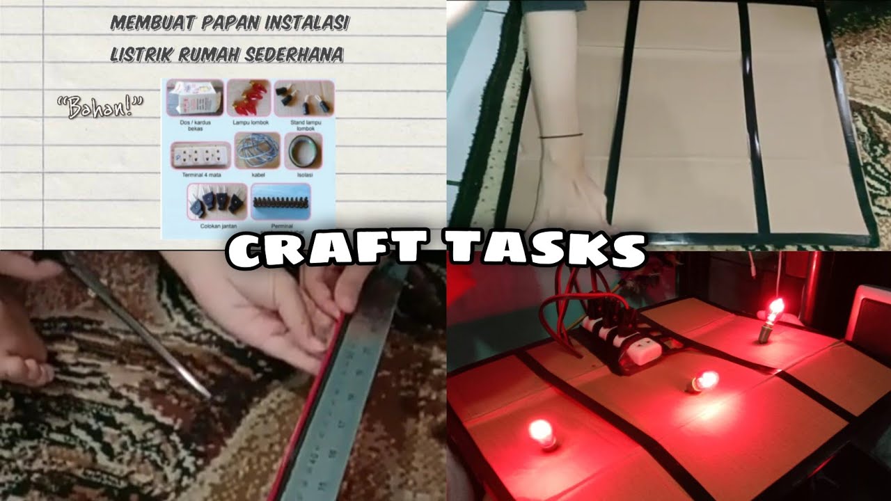 MEMBUAT PAPAN INSTALASI LISTRIK!! - YouTube
