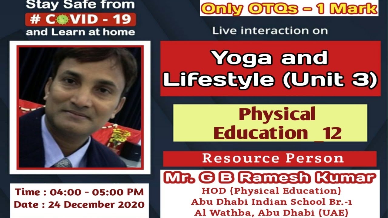 Class 12 Physical Education CBSE Yoga And Lifestyle YouTube class-12-physical-education-cbse-yoga-and-lifestyle-youtube
