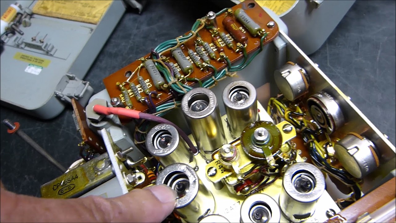 TS-505 A/U Vacuum Tube Volt Meter (VTVM) Repair and Check Out US Army ...