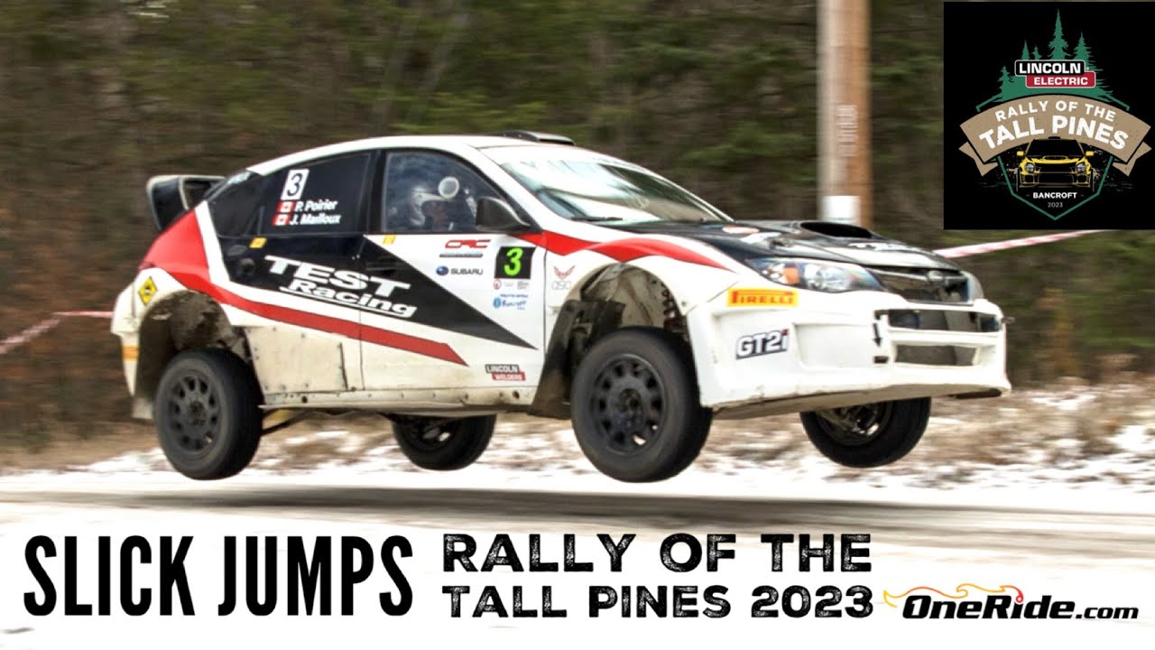 Slick Jumps Rally of the Tall Pines 2023 - Subaru & Ford send it - YouTube
