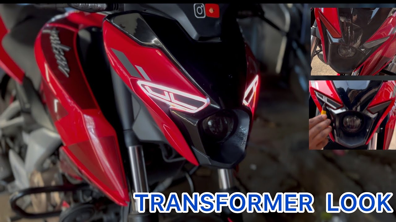 Pulsar N160/N250 Modification|Transformer Look |Face Modification ...