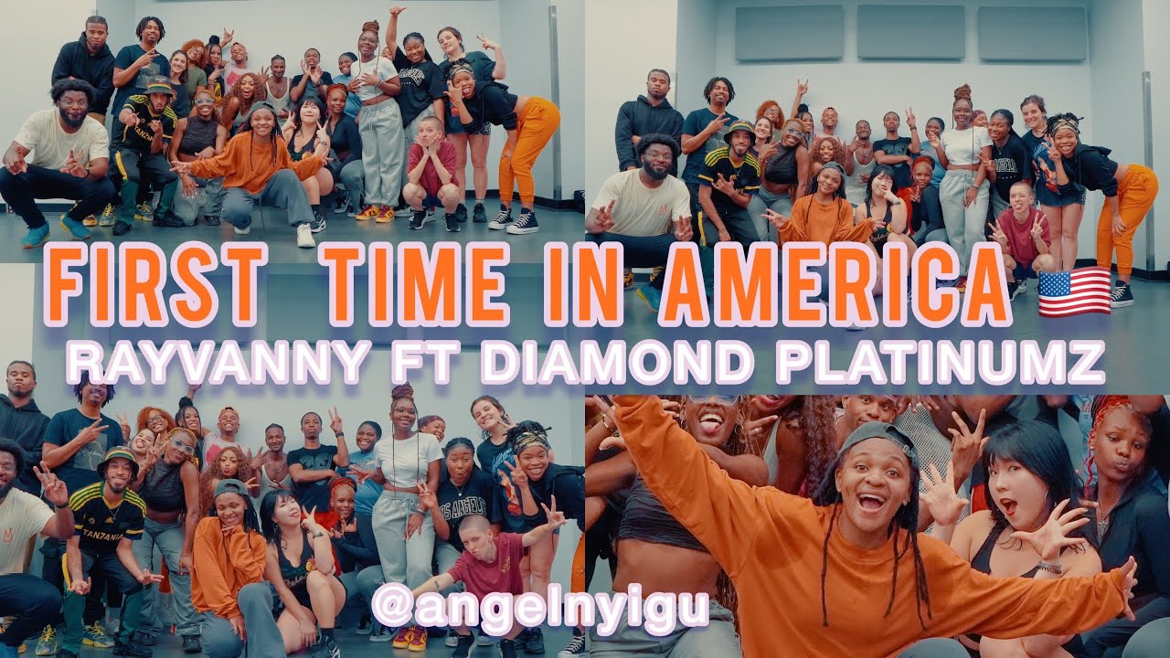 Rayvanny Ft Diamond platinumz Angelnyigu Dance Class In New York USA 🇺🇸 ...