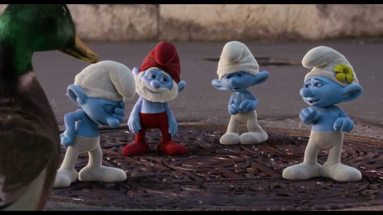The Smurfs 2 3d You Look Fowl Clip Youtube