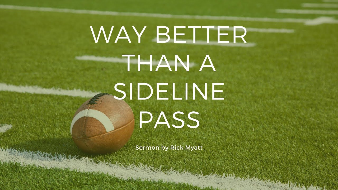 Way Better Than A Sideline Pass - YouTube