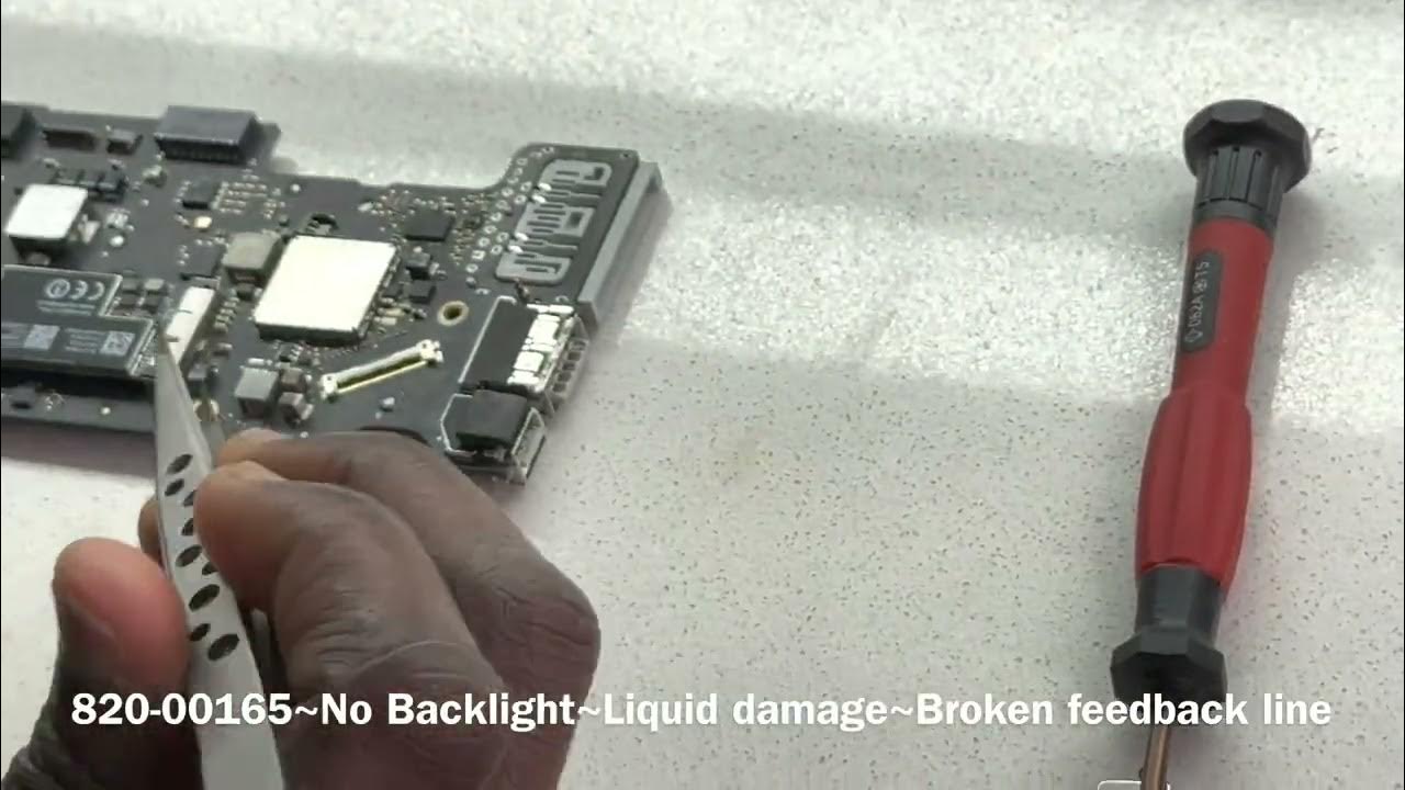 MacBook Air No Backlight repairs - YouTube