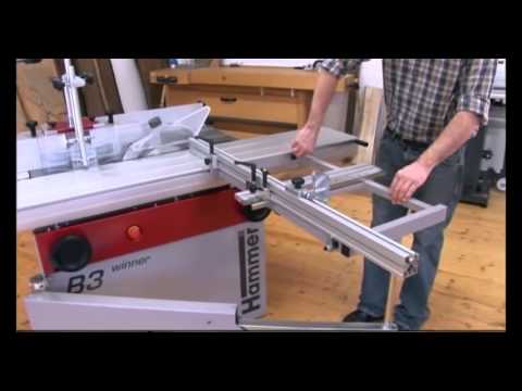 Woodworking HAMMER B3 Winner comfort Part 1 Felder Group - YouTube