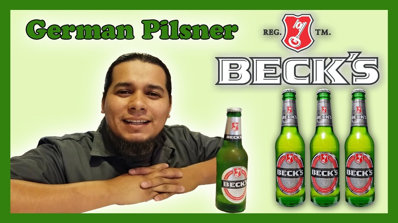 Beck's German Pilsner - thebroodood Beer Reviews - YouTube